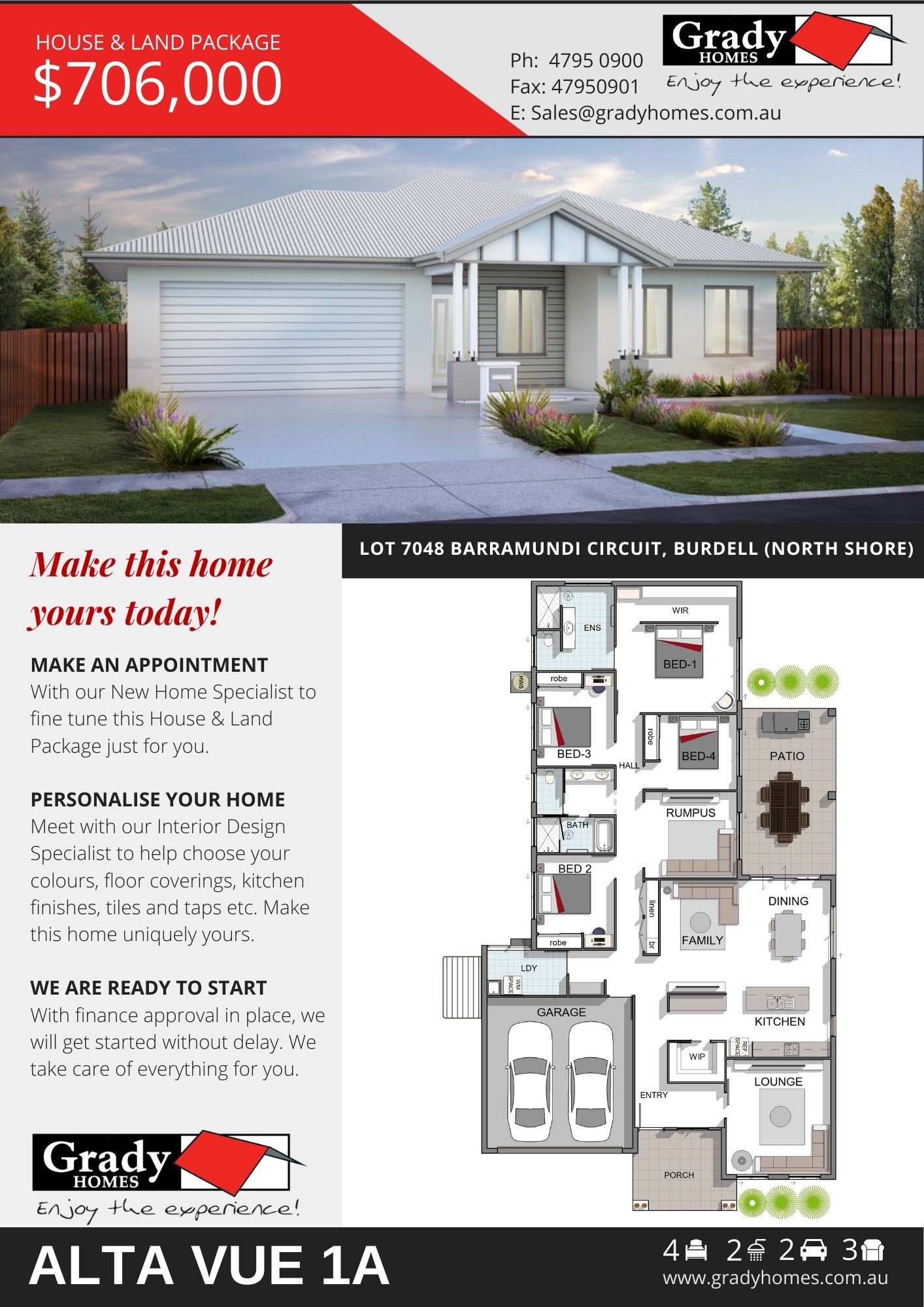 $700-799K Package Archives · Grady Homes
