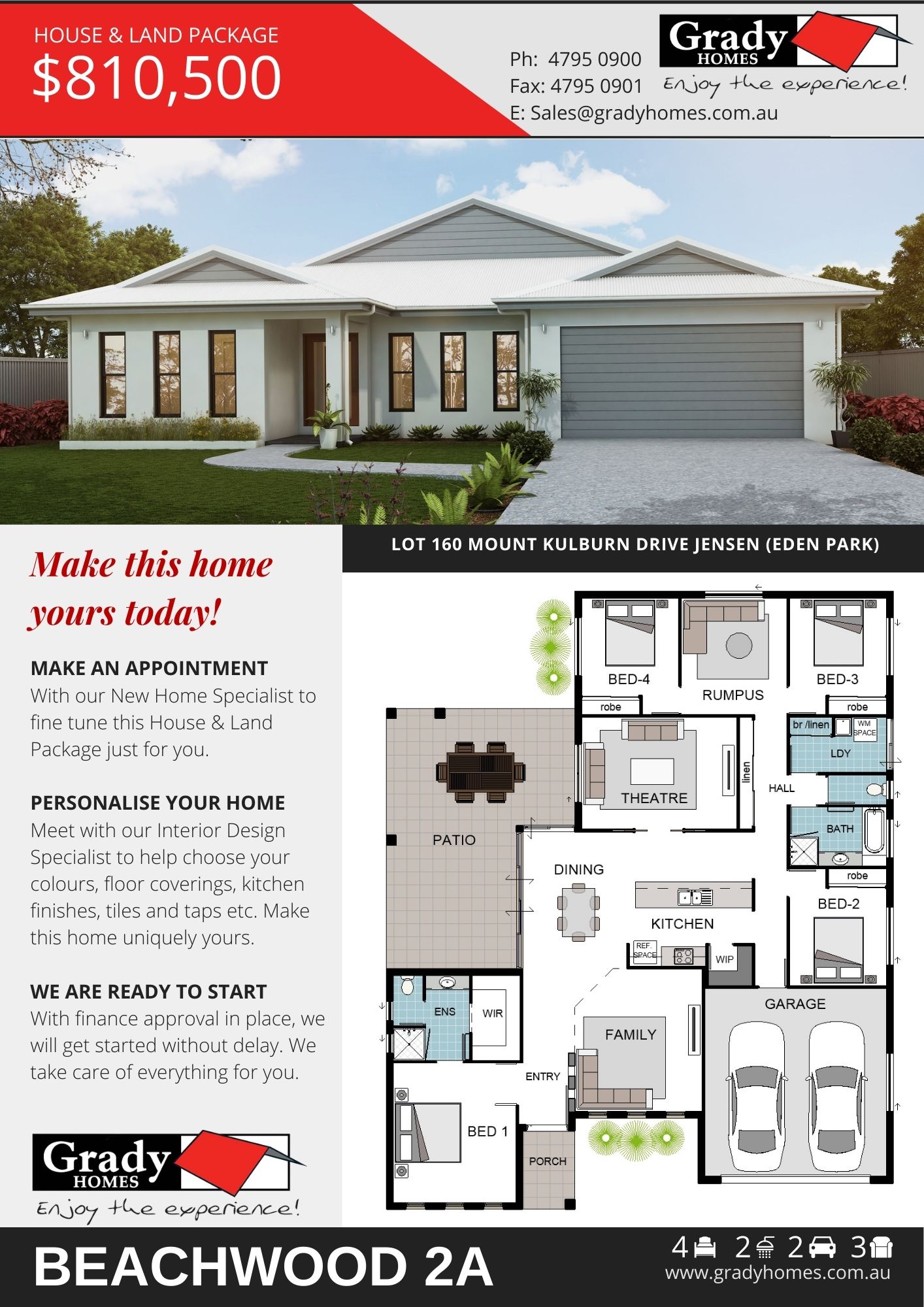 Large Block of Land Archives · Grady Homes