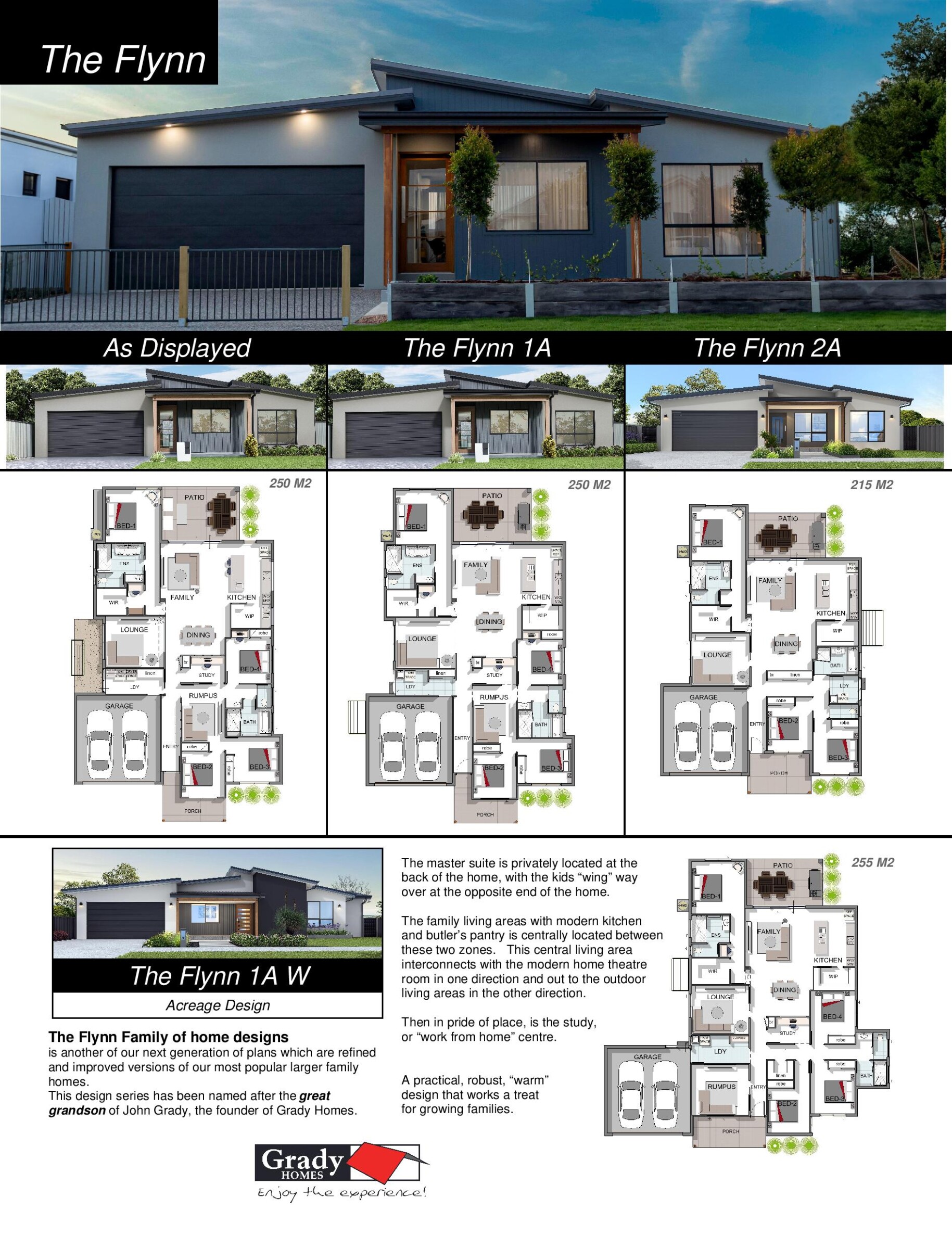 Flynn Floor Plan Design Series - Grady Homes - Townsville Builder