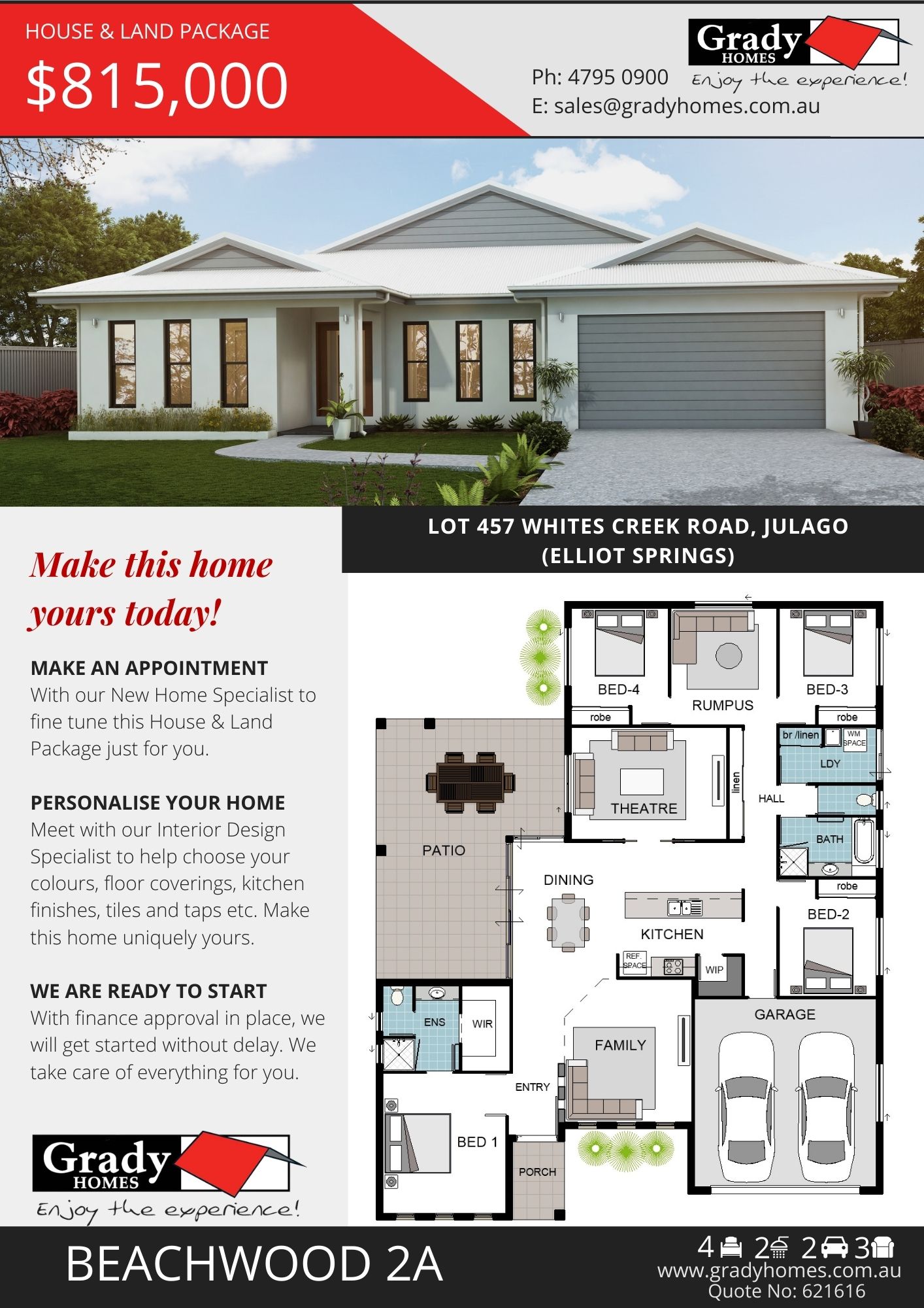 Acreage House & Land Package Archives · Grady Homes